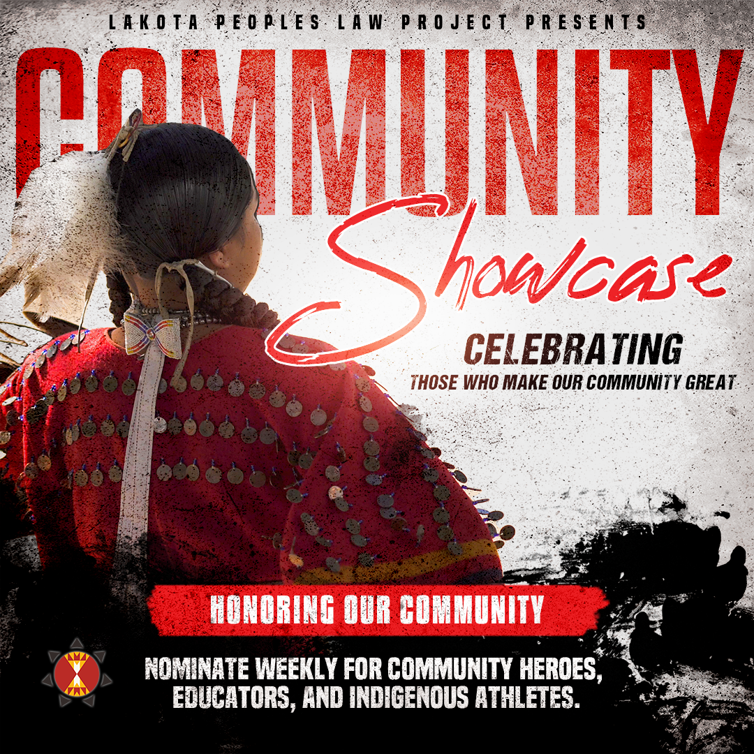 I just shared a nominee for the Indigenous Community Showcase